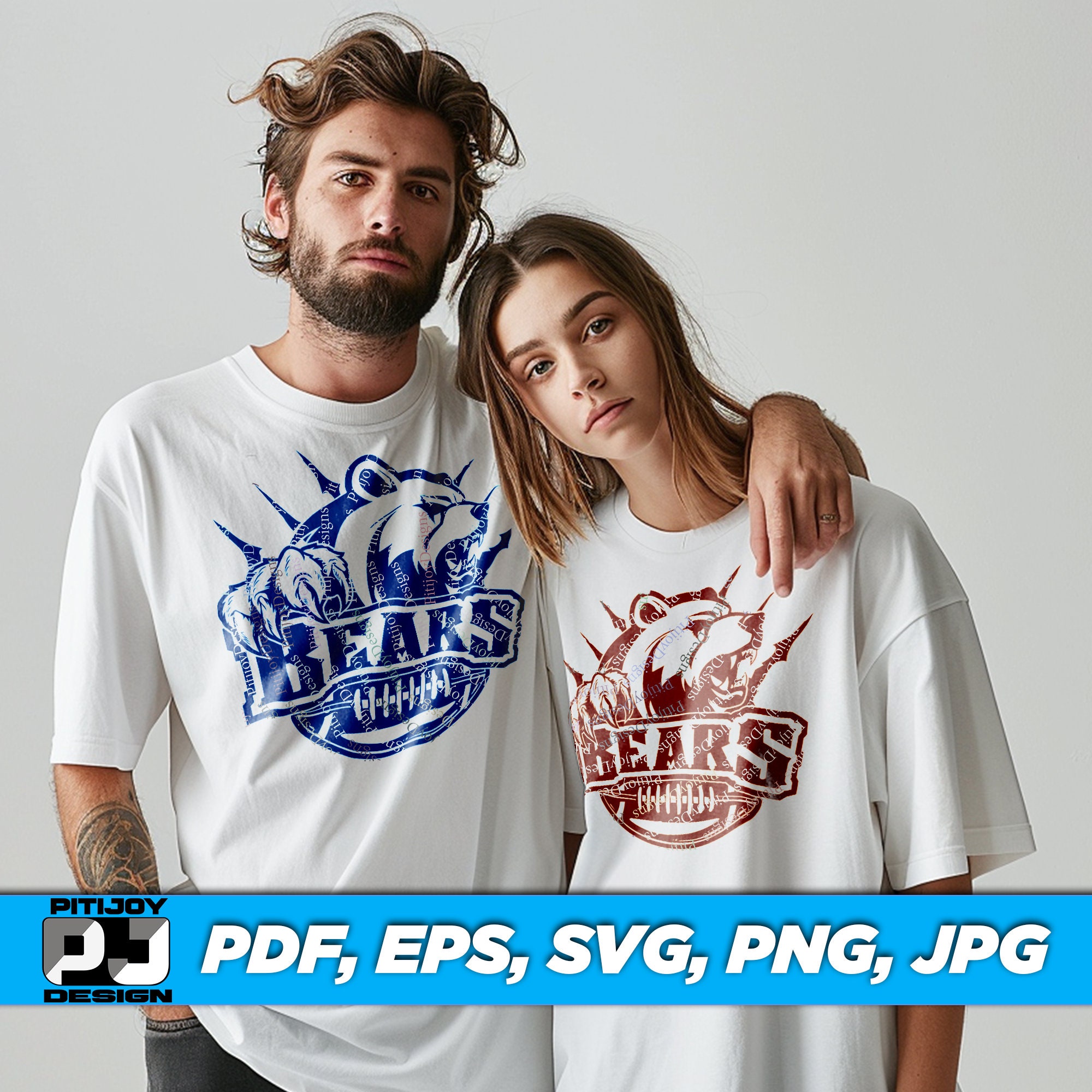 Bears Football Svg Bear Football Svg Bears Football Png Bear Svg Bears ...