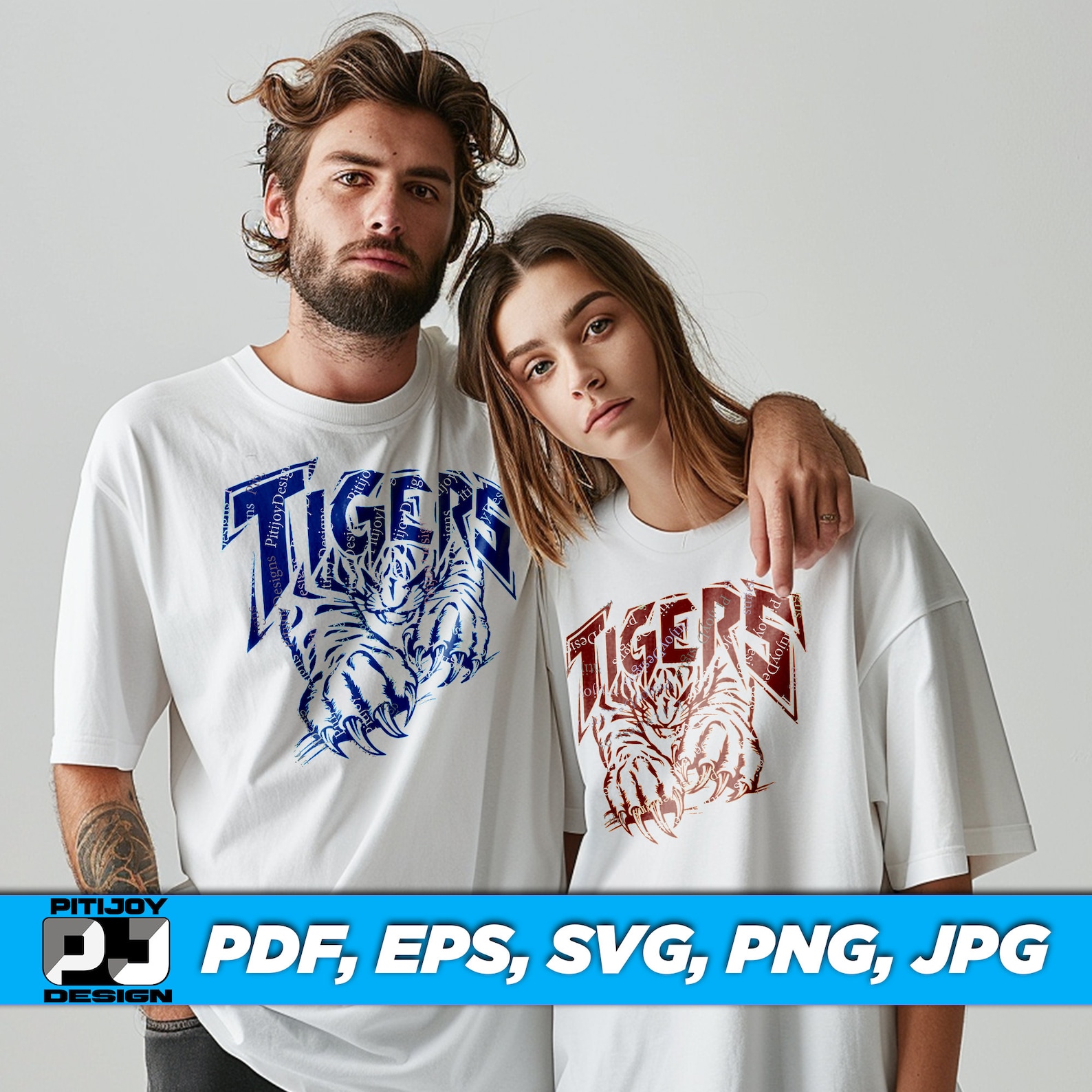 Tigers Svg, Tiger Svg, Tigers Mascot Svg, Cricut Silhouette Files, Tigers Png, Tigers School ...