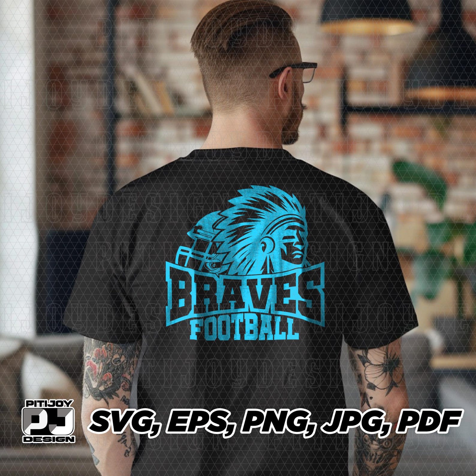 Braves Svg, Brave Svg, Braves Png, Braves Mascot Png, School Spirit Svg ...