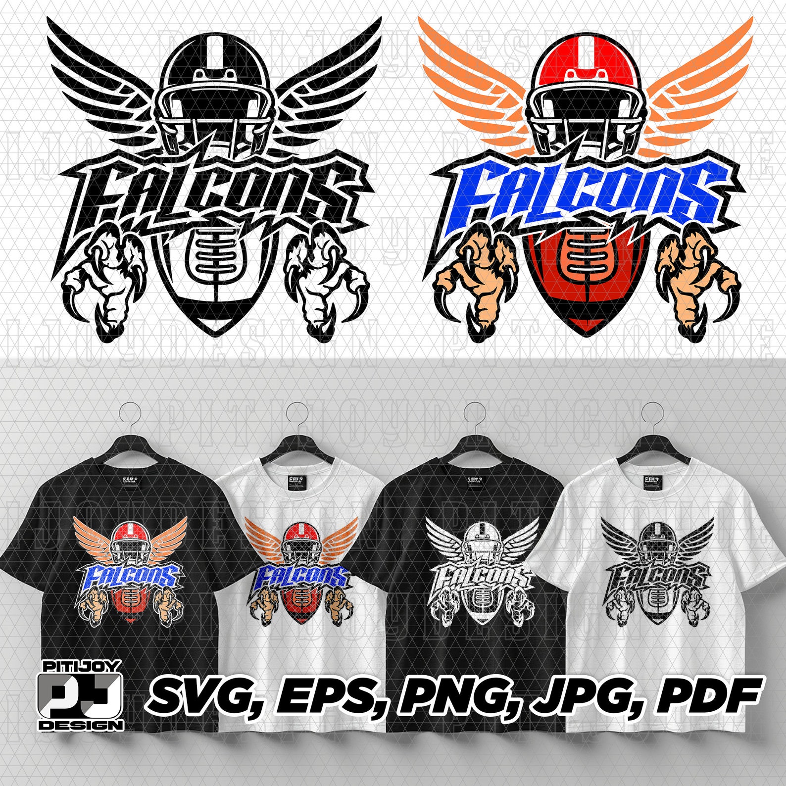 Falcons Football Svg, Falcon Svg, Falcons Svg, Falcon Football Svg ...