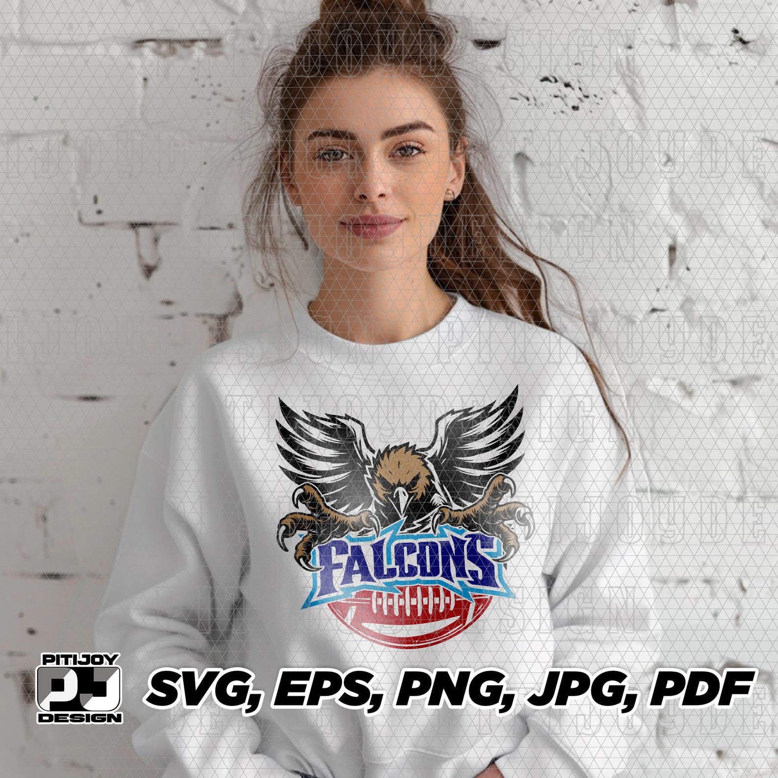 Falcons Football Svg Falcon Football Svg Falcons Football Png Falcons ...