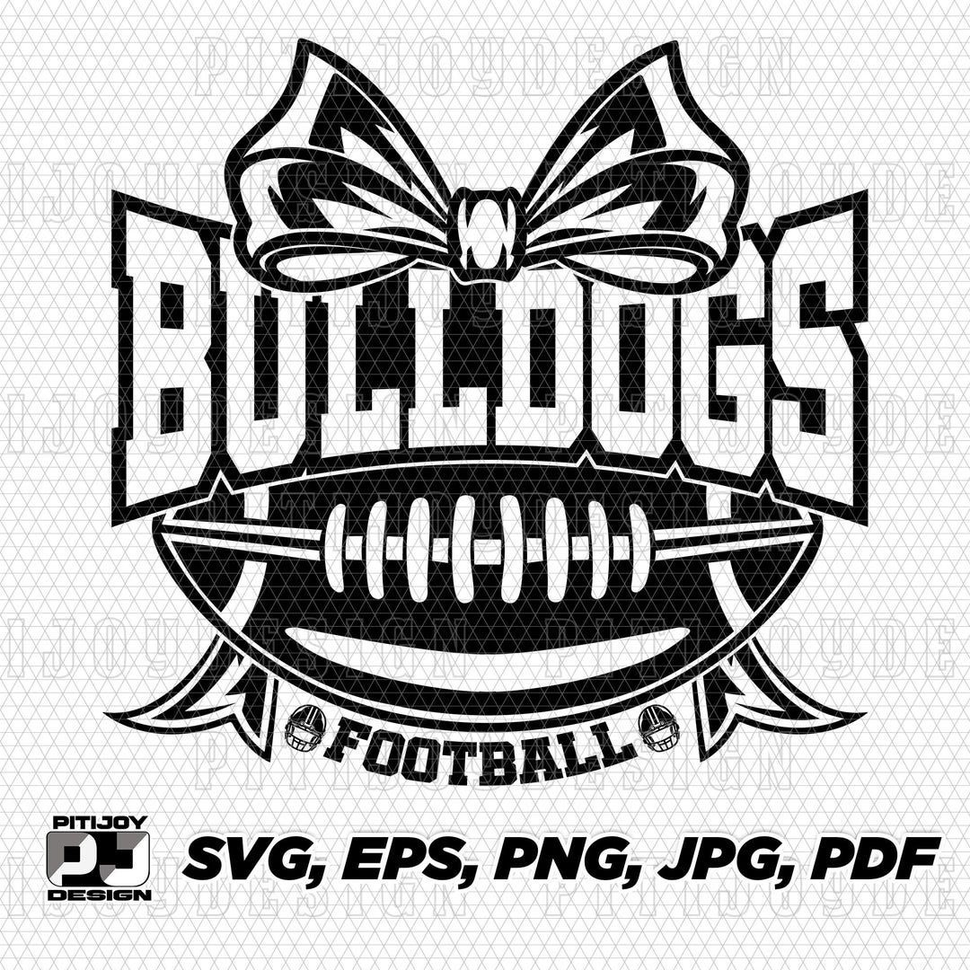 Bulldog Svg, Bulldogs Svg, Bulldog Football Logo, Digital Download, SVG Cut File, SVG for Cricut ...