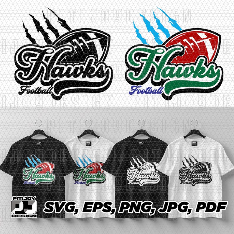 Hawks Football Svg, Hawk Football Svg Hawks Football Png Hawks Svg Hawk ...