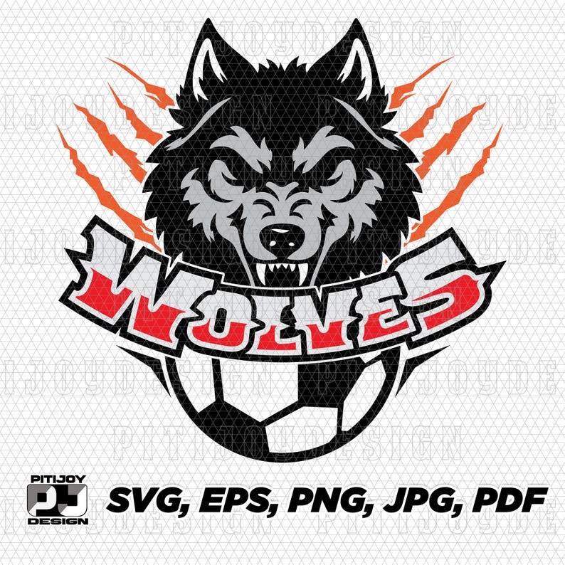 Wolves Soccer Svg Png, Wolves, Soccer Svg, Wolve, Soccer Shirt Design ...