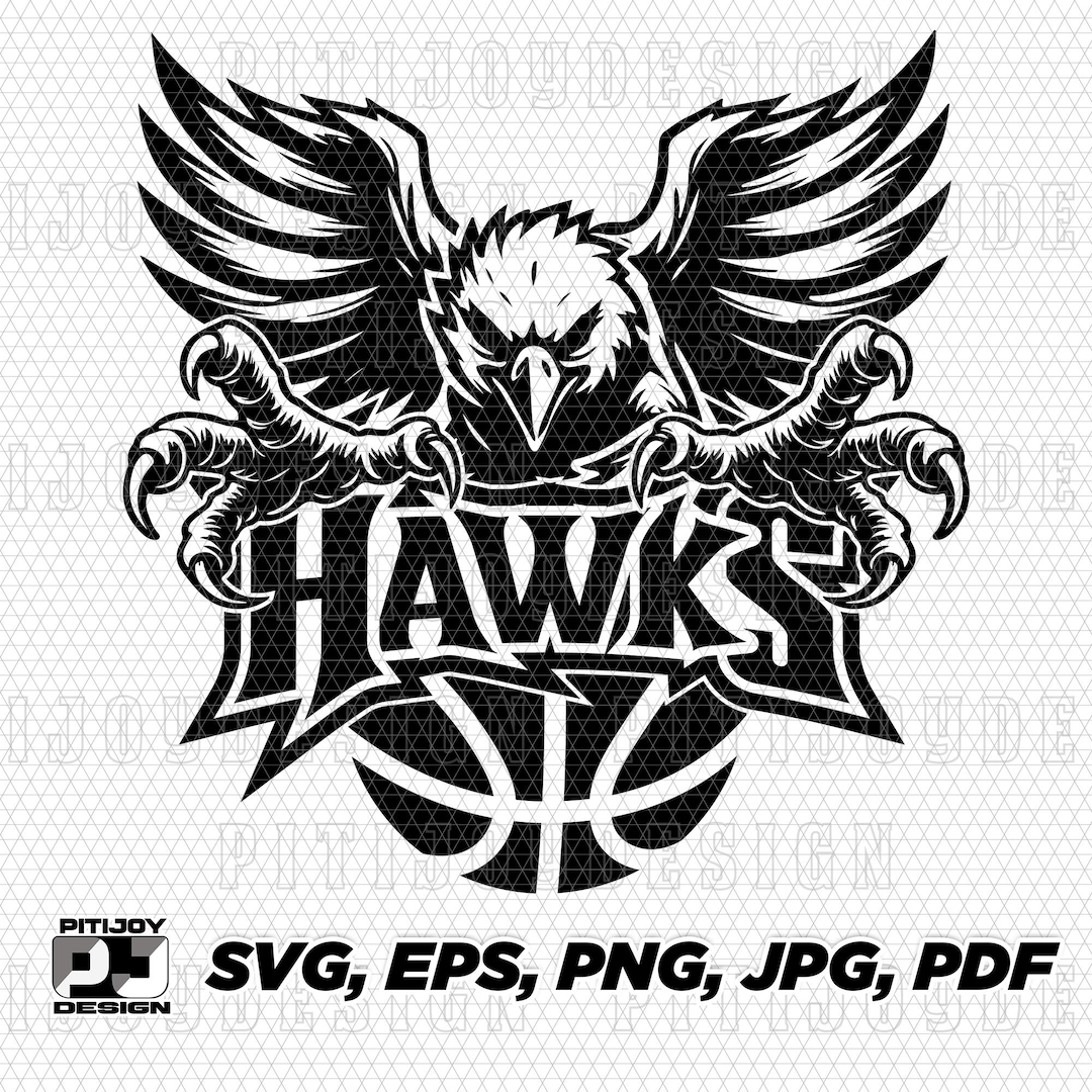 Hawks Basketball Svg, Hawk Basketball Svg, Hawks Basketball Png, Hawks ...