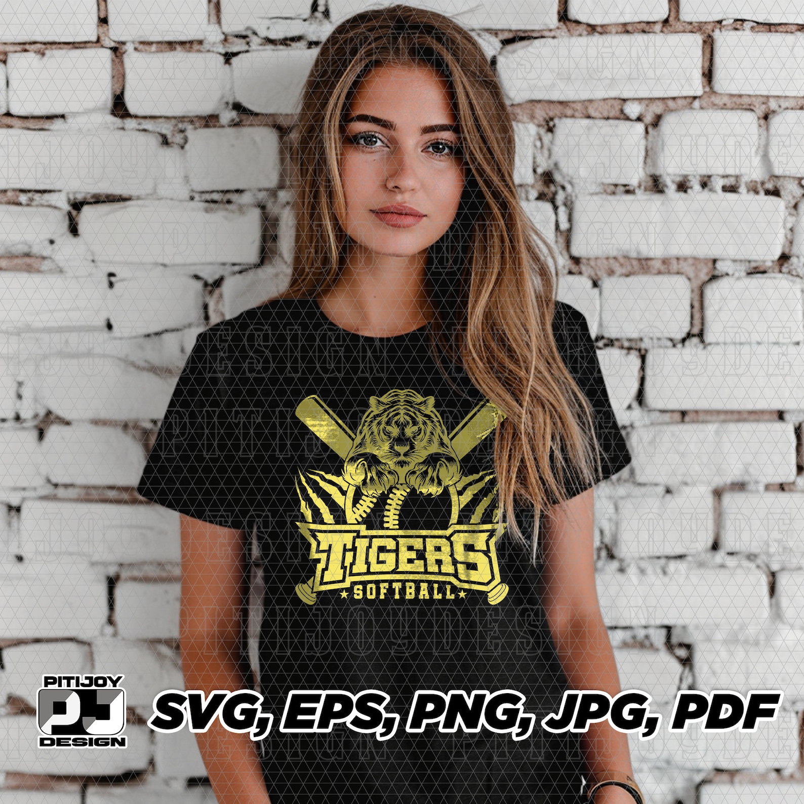 Tigers Softball Svg, Tiger Softball Svg, Tigers Softball Png Tigers Svg ...