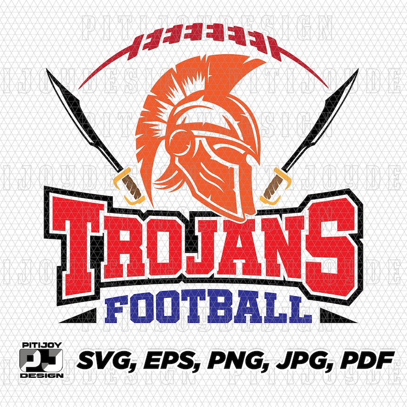 Trojans Football Svg, Trojan Football Svg, Trojans Svg, Trojan Svg ...