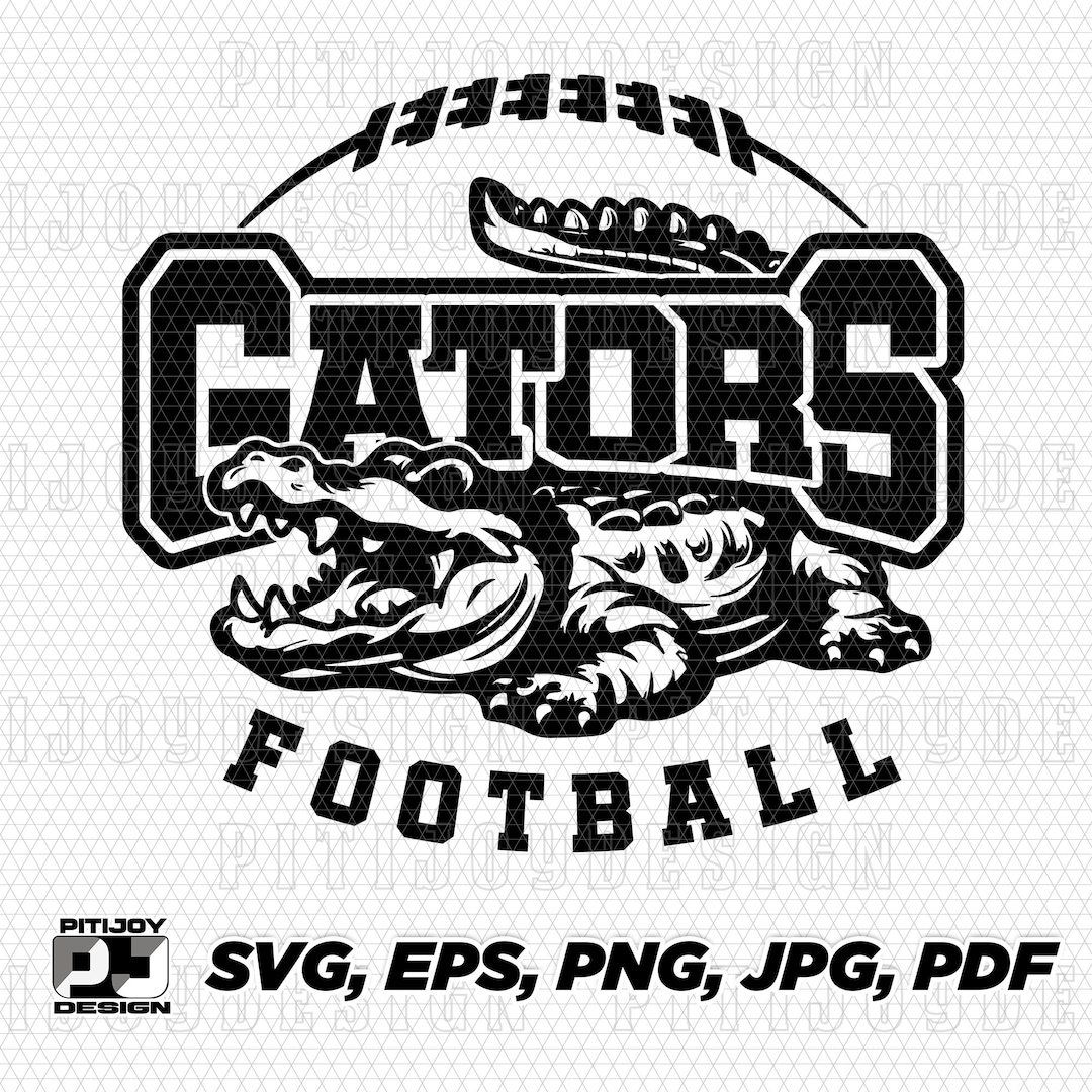 Gators Football Svg Gator Svg for School Spirit Svg Gators Tshirt ...