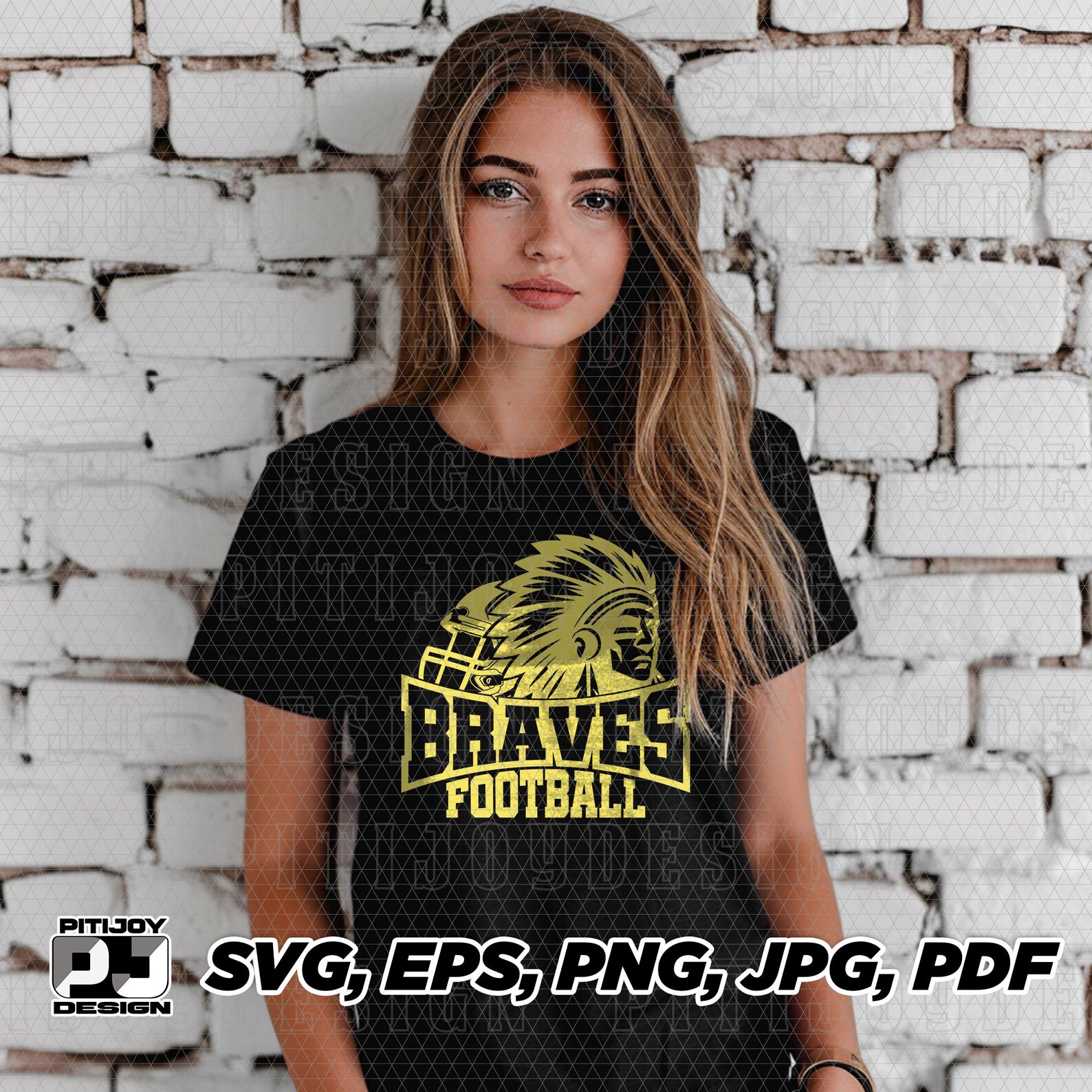 Braves Svg, Brave Svg, Braves Png, Braves Mascot Png, School Spirit Svg ...
