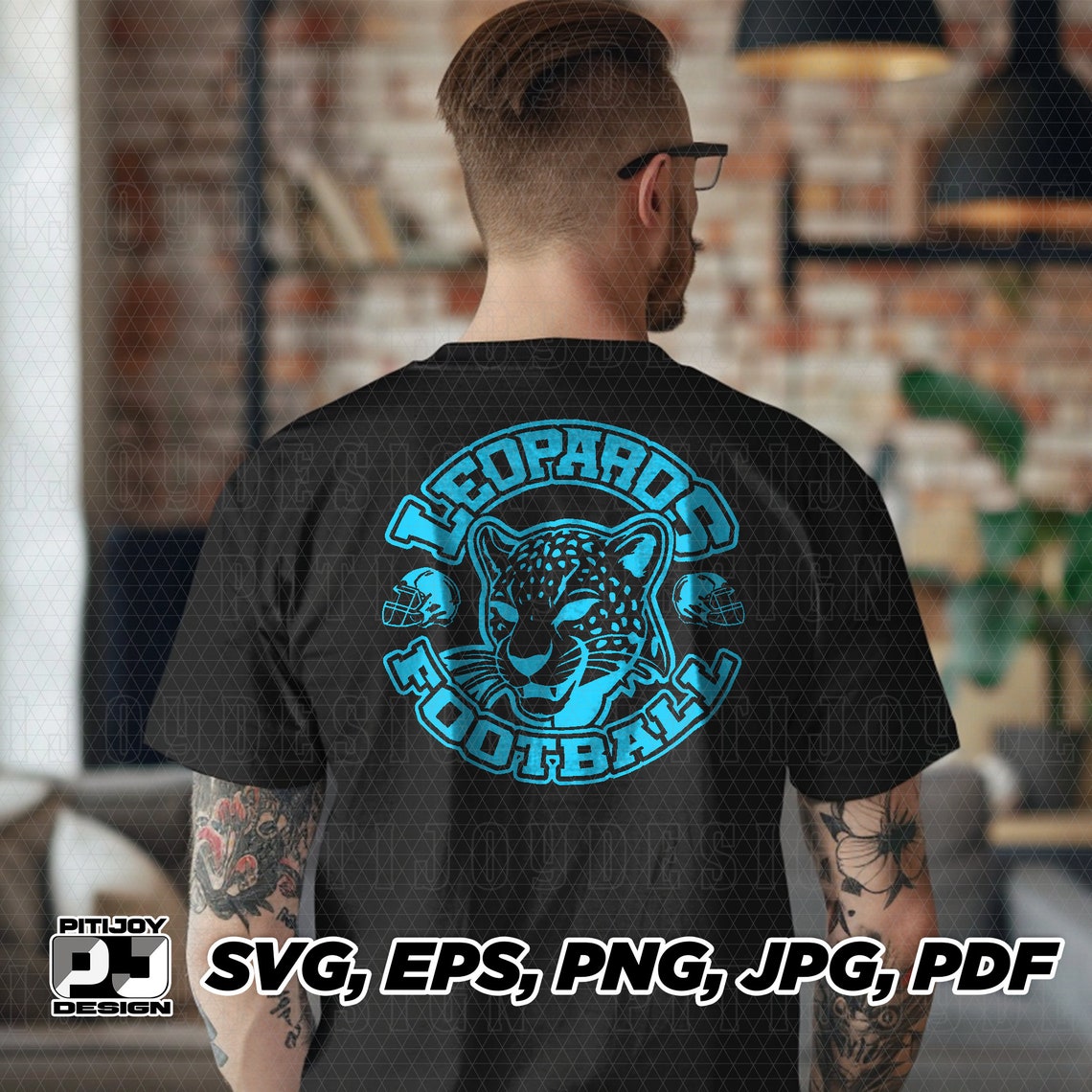 Leopard Football Svg, Leopards Svg, Football Svg, Leopards Mascot Svg ...