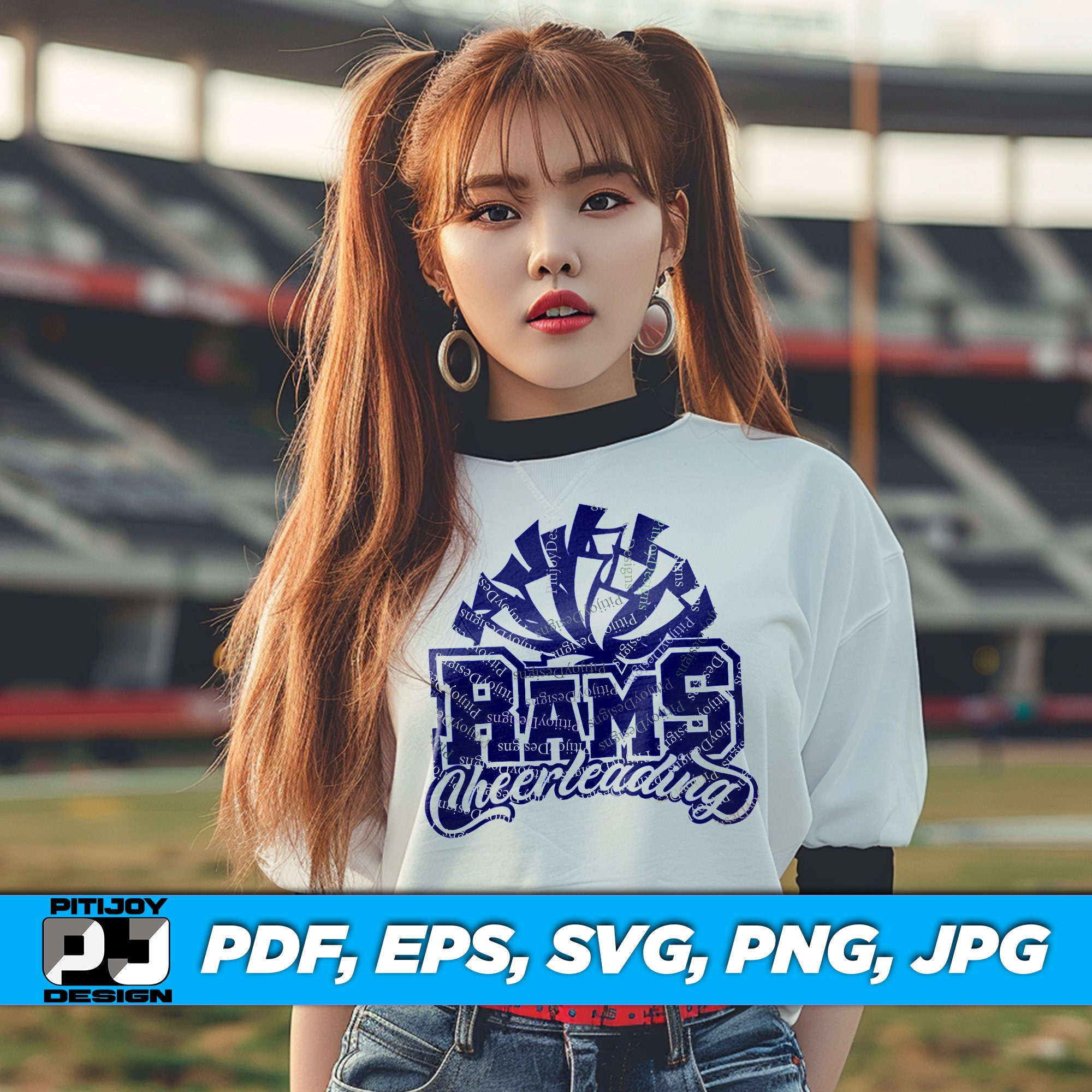 Rams Cheerleading Svg, Rams Svg, Rams Cheer Svg Cut Files Cricut, Rams ...