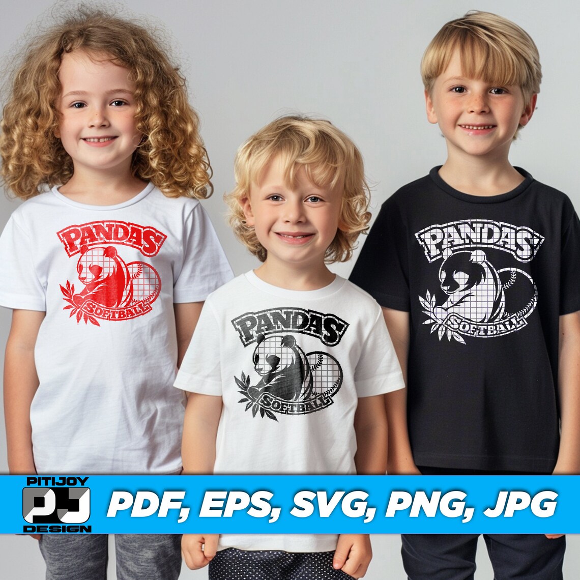 Pandas Softball Svg Panda Softball Svg Pandas Softball Png Panda ...