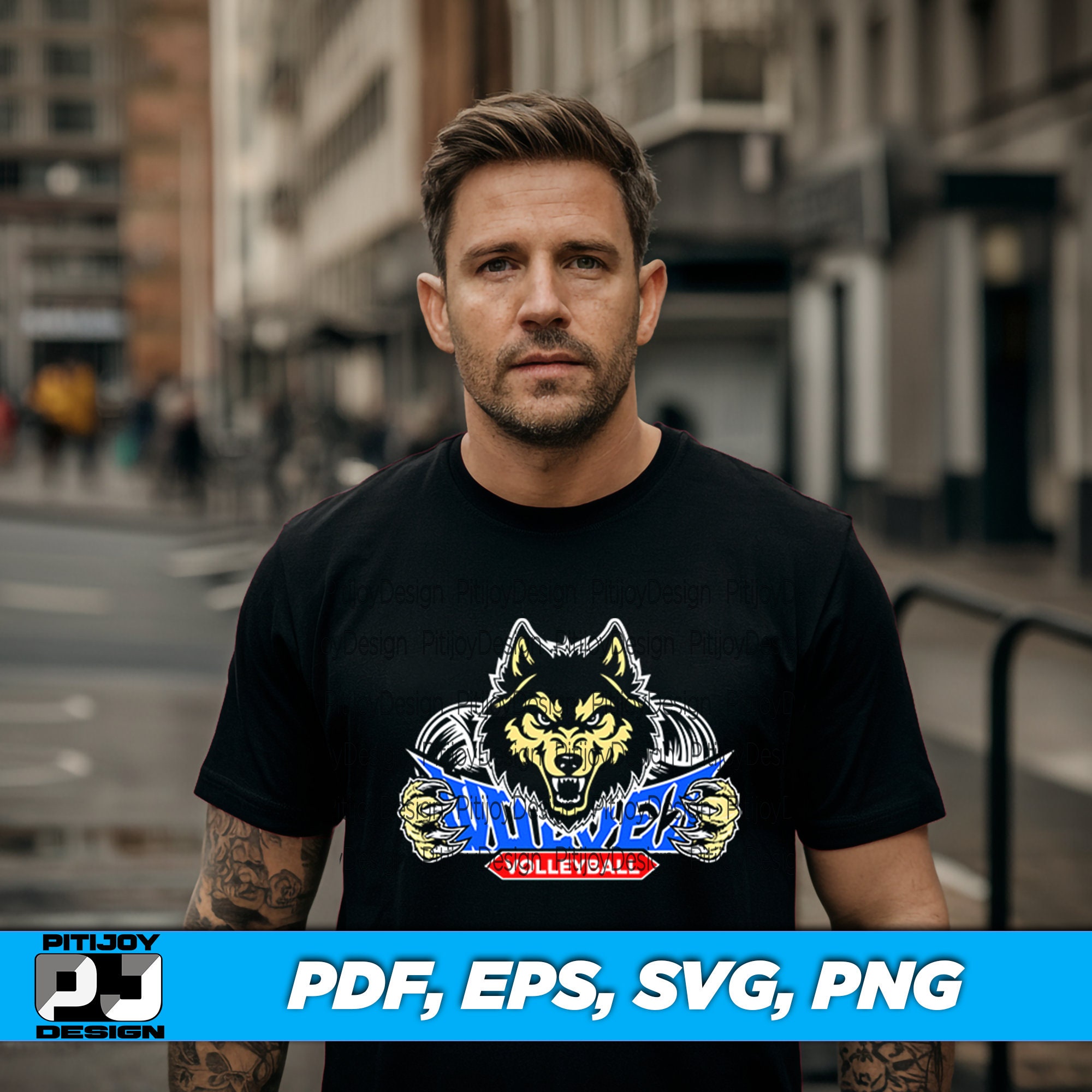 Wolves Volleyball Svg, Wolf Svg, Volleyball Svg, Wolf Mascot Svg, Wolf ...