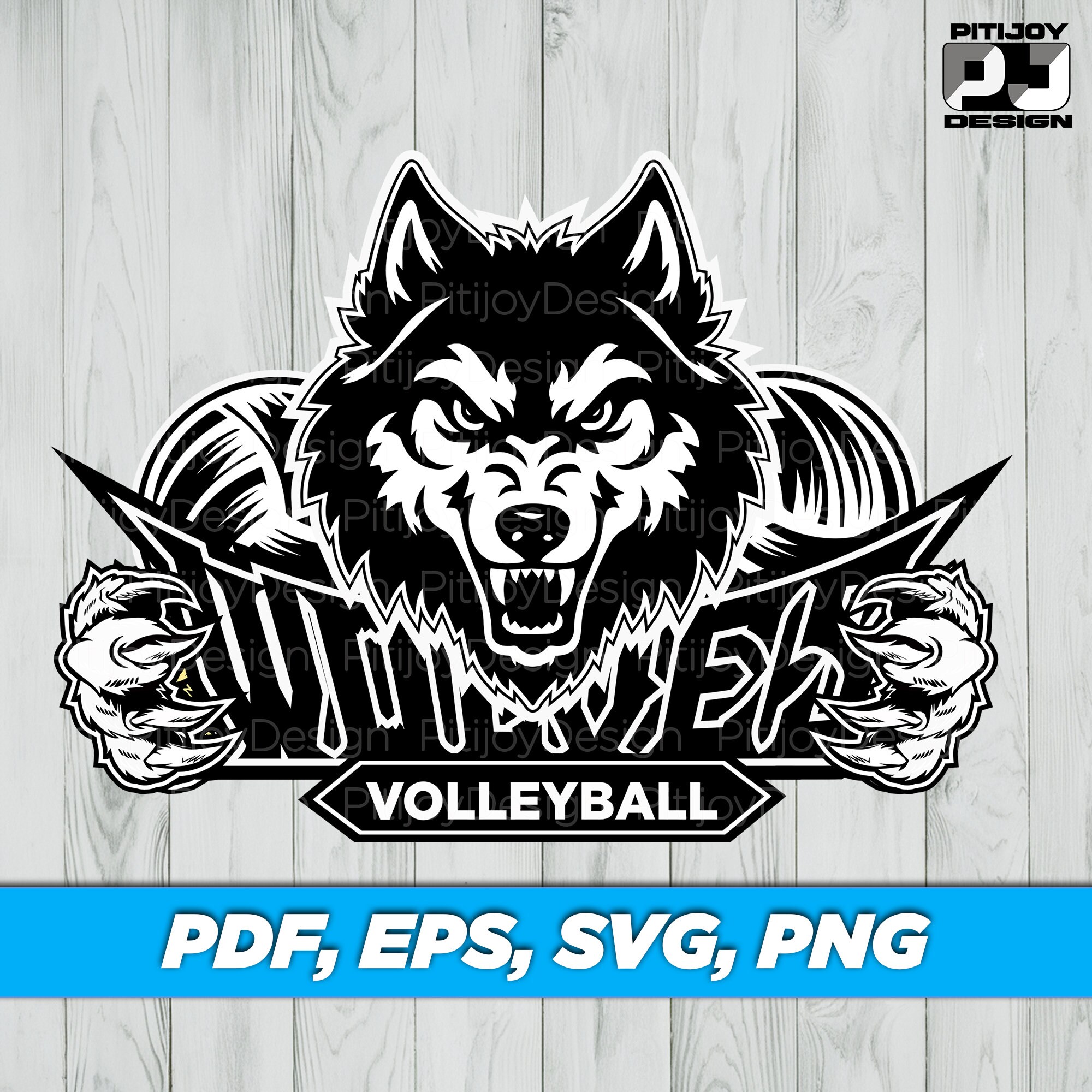 Wolves Volleyball Svg, Wolf Svg, Volleyball Svg, Wolf Mascot Svg, Wolf ...