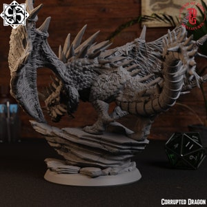 Corrupted Dragon Fantasy Tabletop Miniature 28MM 45MM Dungeons and ...