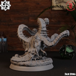 False Hydra Fantasy Tabletop Miniature 28MM 54MM Dungeons and Dragons ...