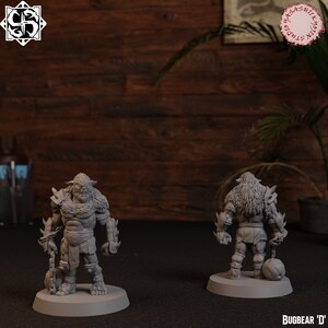 Bugbears | 3D Printed Fantasy Tabletop Miniatures - 28MM - 100MM ...