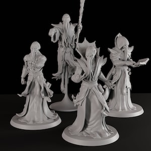 Mind Flayers Illithid 3D Printed Fantasy Tabletop - Etsy
