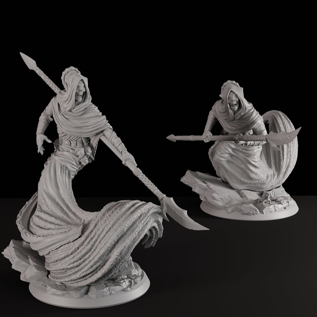 Desert Wraiths 3D Printed Fantasy Tabletop Miniatures 28MM 100MM ...