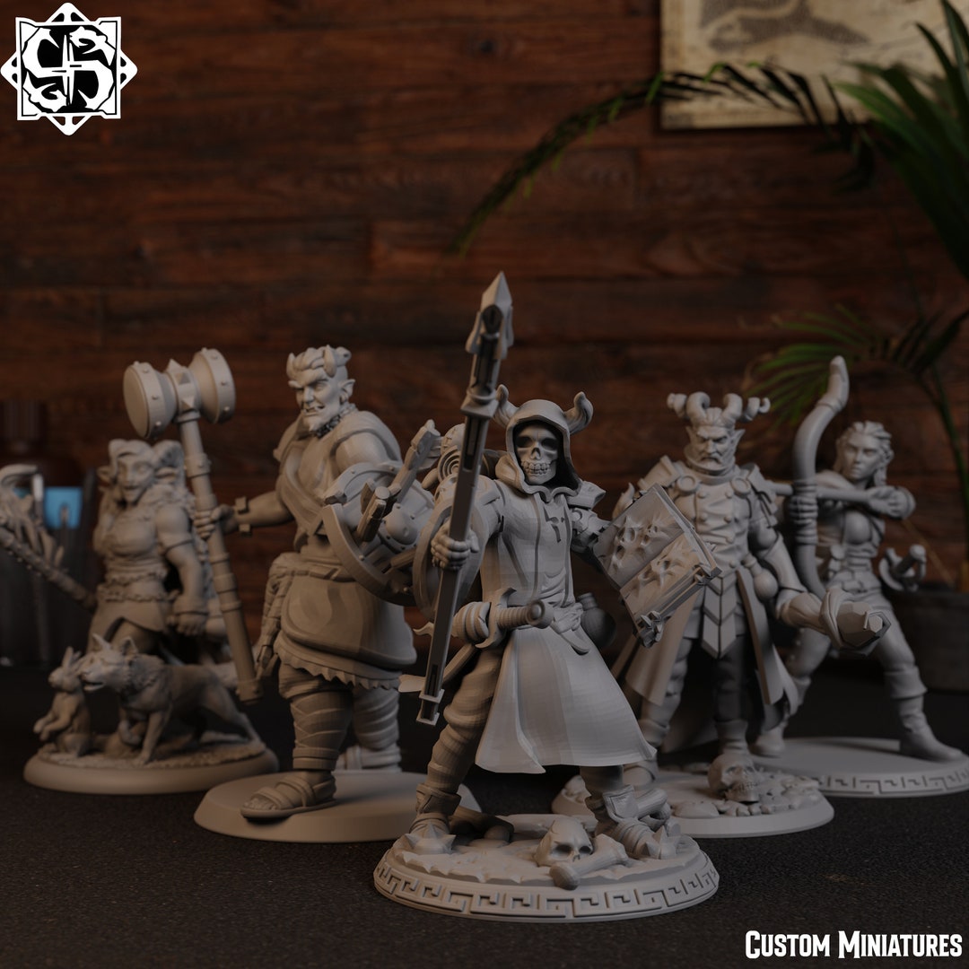 PRINT MY MINI | Custom Minis | Dungeons and Dragons | Tabletop Rpgs - Etsy