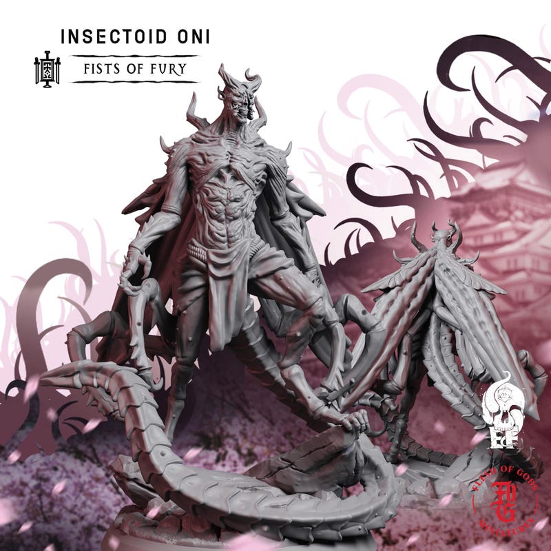 Dnd Insectoid Miniature - Etsy