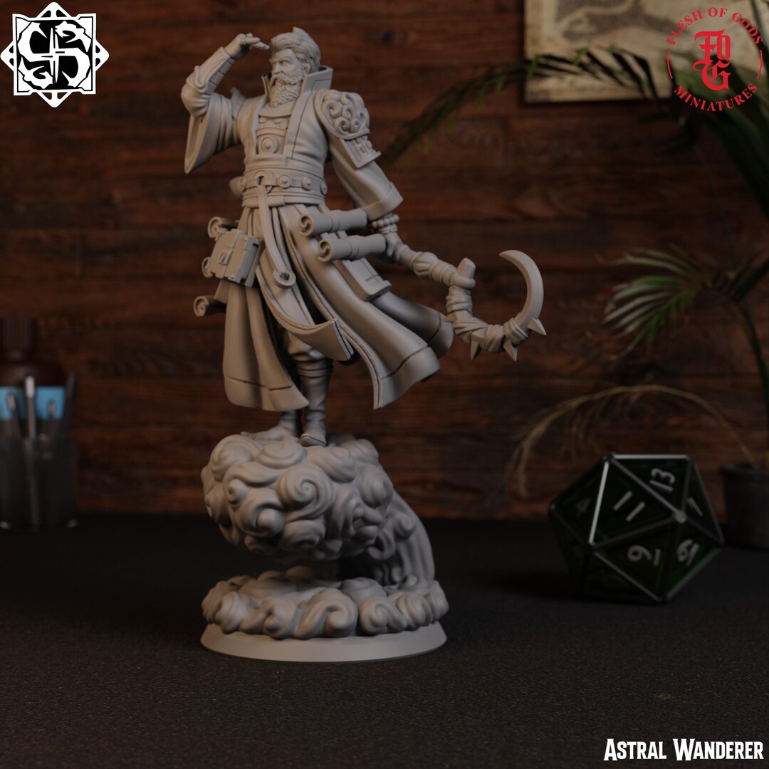 Astral Wanderer | Fantasy Tabletop Miniature - 28MM - 100MM | Dungeons ...