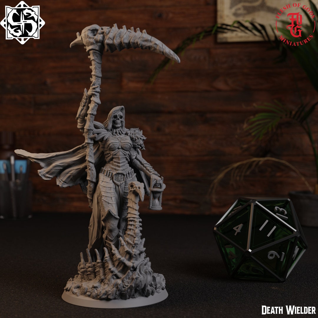 Death Wielder | Fantasy Tabletop Miniature - 28MM - 100MM | Dungeons ...