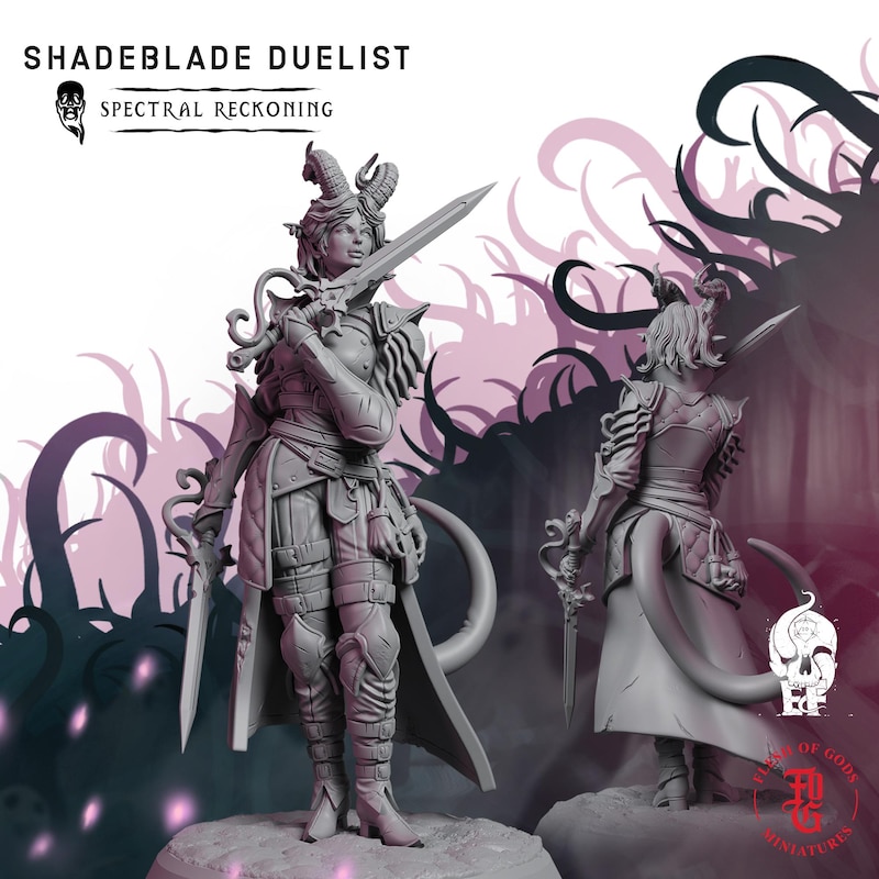 Dnd Demon Female Mini - Etsy UK