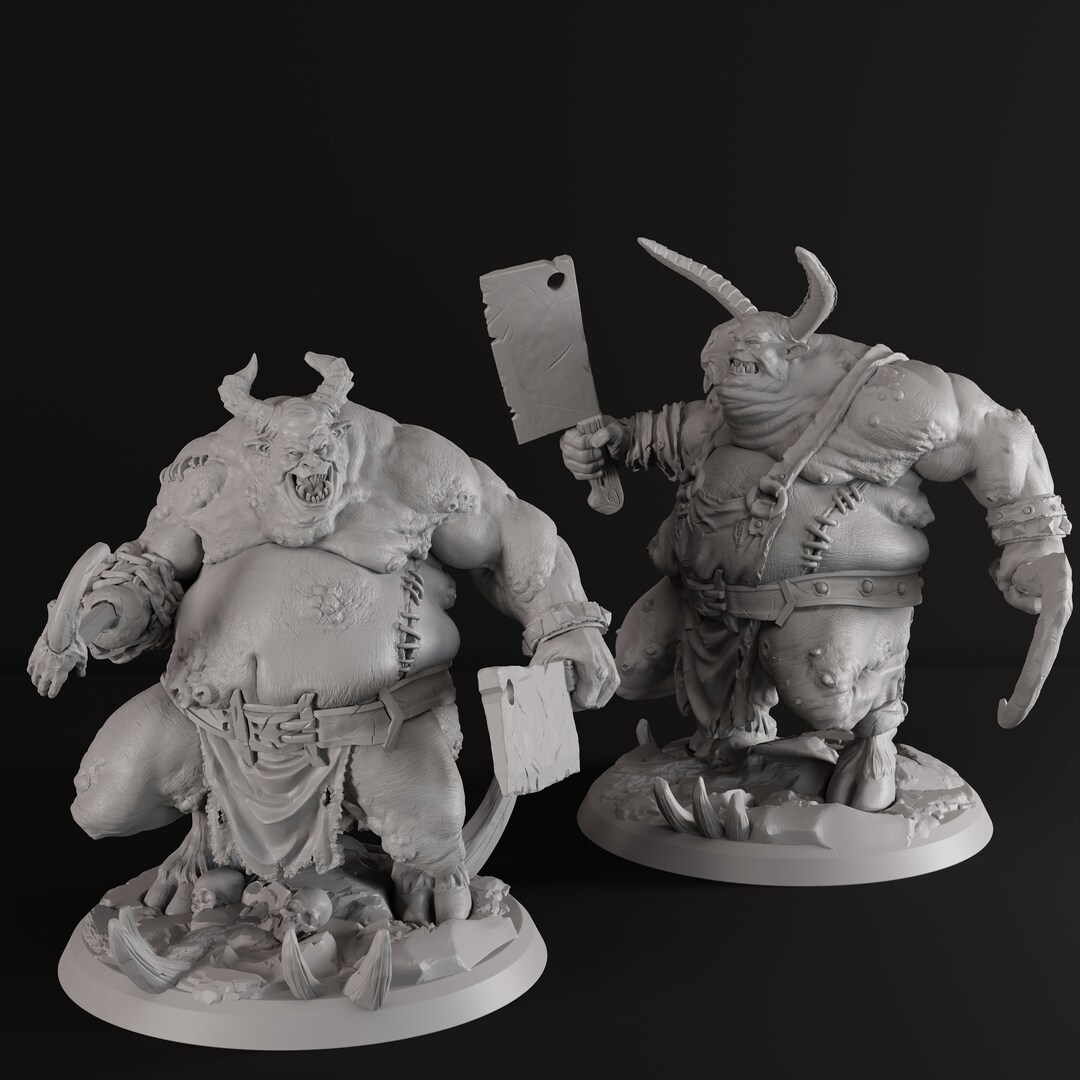 The Butchers Fantasy Tabletop Miniature 28MM 54MM - Etsy UK