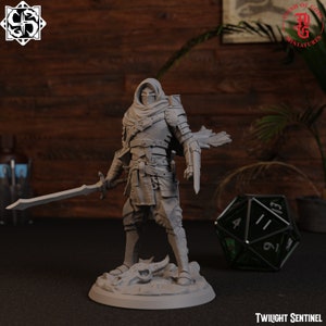 Twilight Sentinel Fantasy Tabletop Miniature 28MM 100MM Dungeons and ...