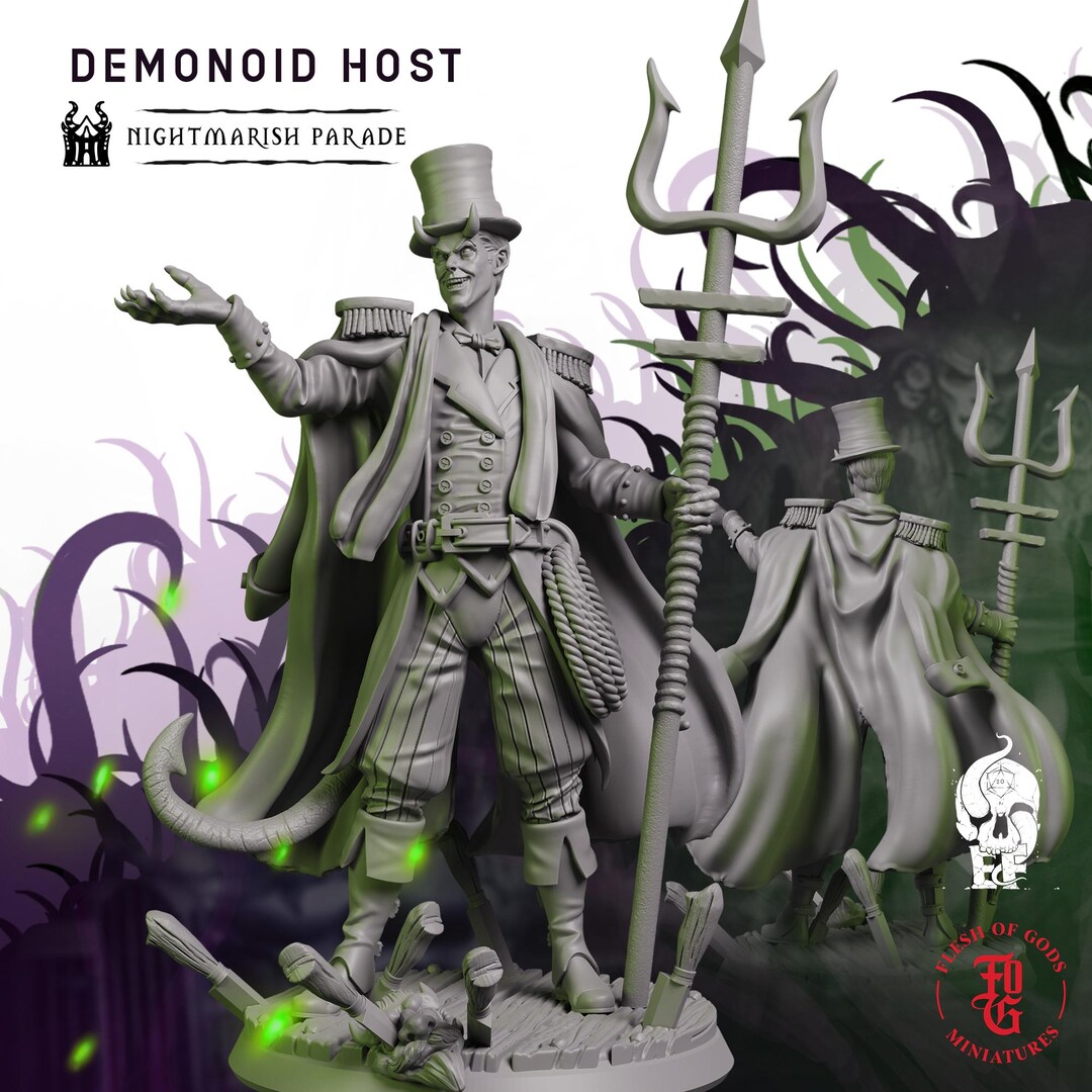 Demonoid Host | Fantasy Tabletop Miniature - 28MM - 100MM | Dungeons ...