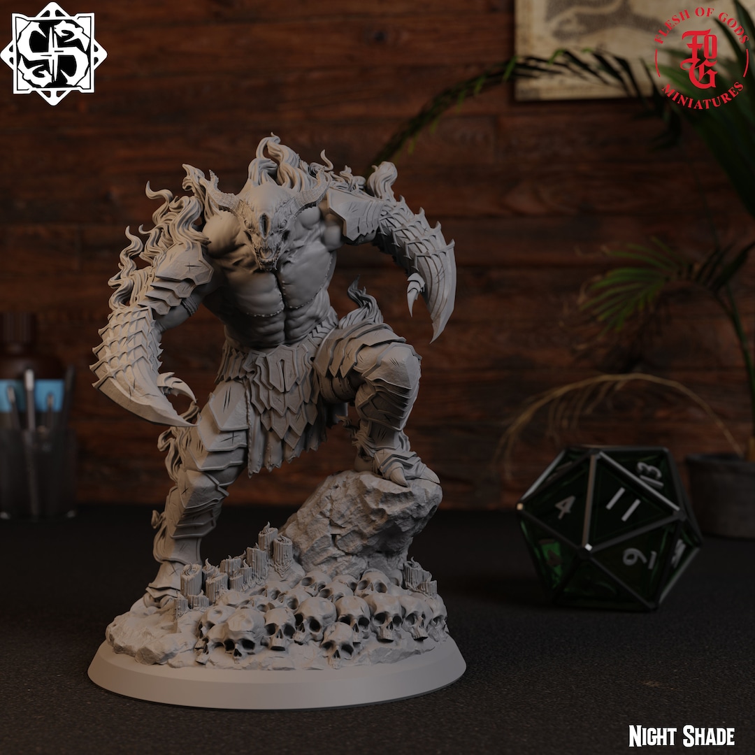 Night Shade | Fantasy Tabletop Miniature - 28MM - 54MM | Dungeons and ...