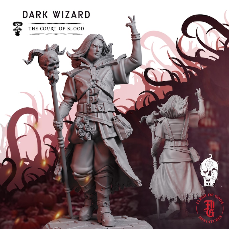 40mm Wizard Miniatures - Etsy UK