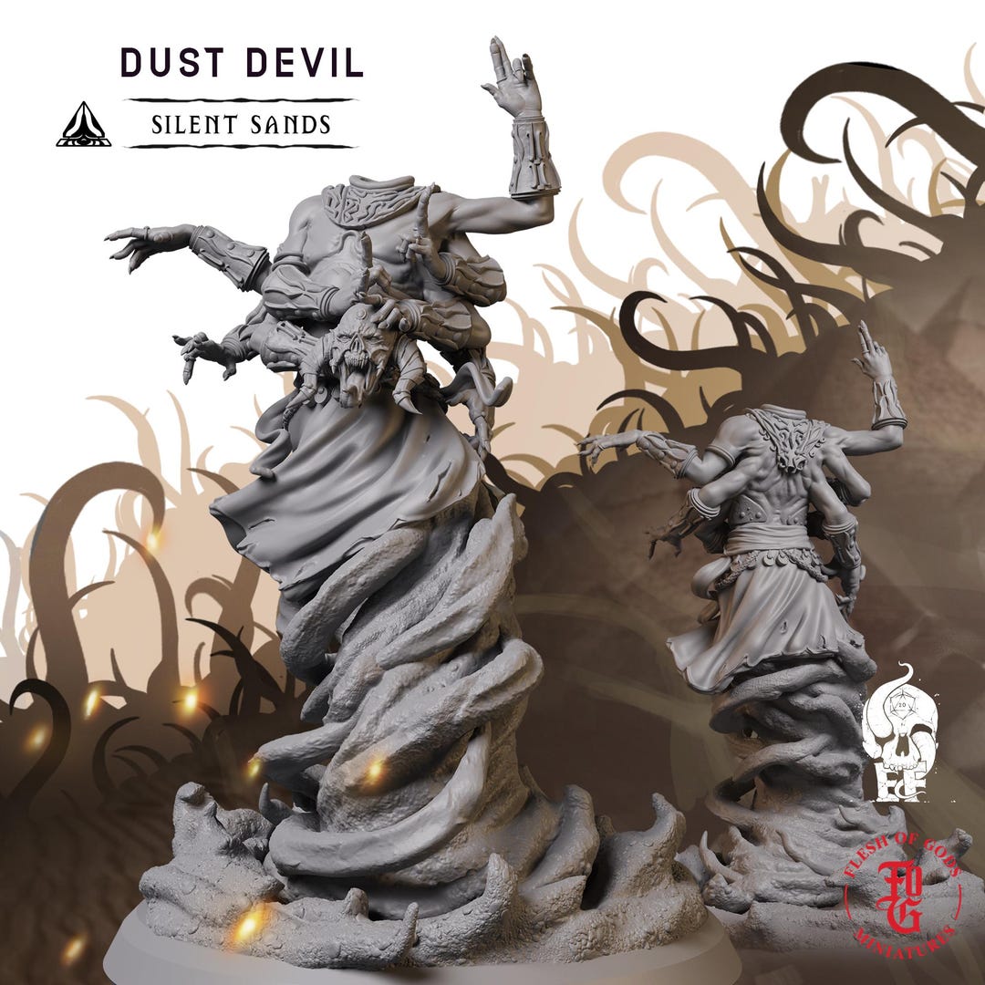Dust Devil | Fantasy Tabletop Miniature - 28MM - 54MM | Dungeons and ...