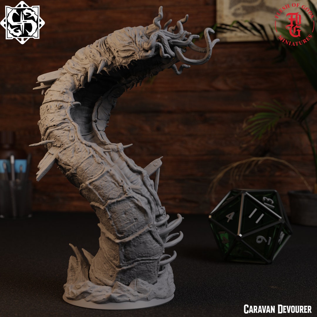 Caravan Devourer | Fantasy Tabletop Miniature - 28MM - 32MM | Dungeons ...