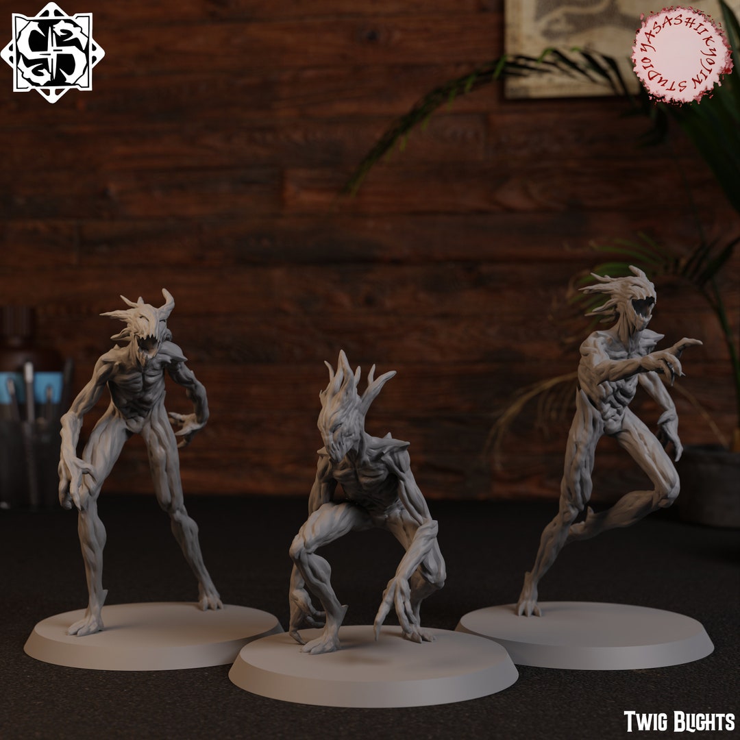 Twig Blights | 3D Printed Fantasy Tabletop Miniatures - 28MM - 100MM ...