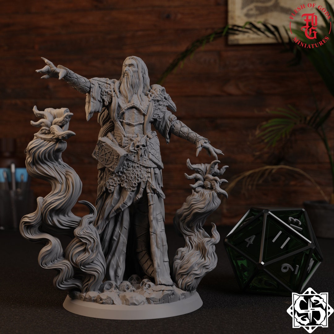 Archmage Fantasy Tabletop Miniature 28MM 100MM Dungeons and Dragons DND ...