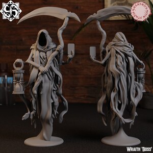 Wraiths | 3D Printed Fantasy Tabletop Miniatures - 28MM - 100MM ...