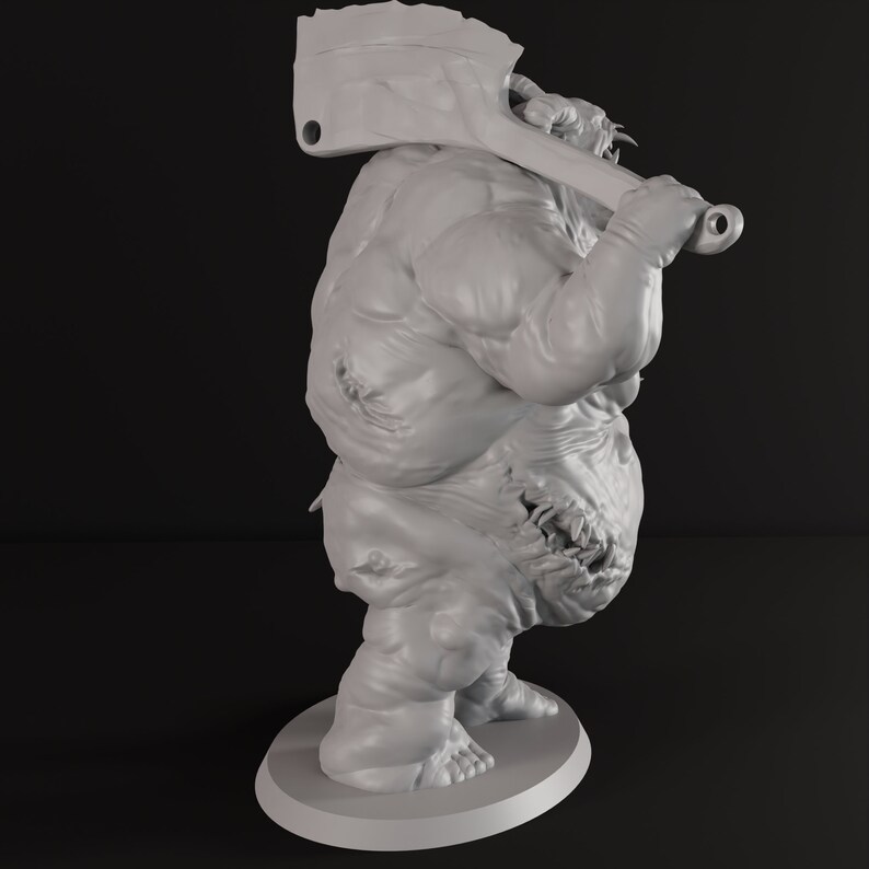 Gluttony Demon 3D Printed Fantasy Tabletop Miniature 28MM - Etsy