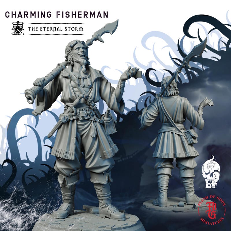 Fisherman Mini Dnd - Etsy UK