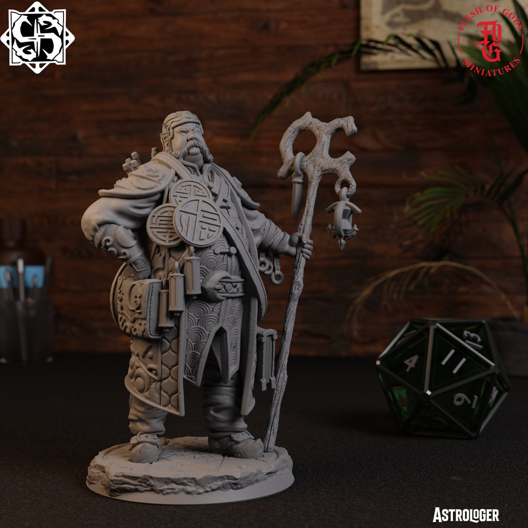 Astrologer | Fantasy Tabletop Miniature - 28MM - 100MM | Dungeons and ...