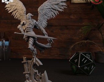 Fallen Angel Miniature 28mm Scale Tabletop Gaming Dnd Miniature ...