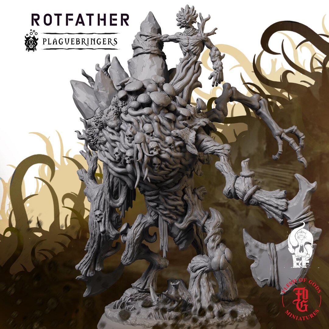 Rotfather | Fantasy Tabletop Miniature - 28MM - 54MM | Dungeons and ...