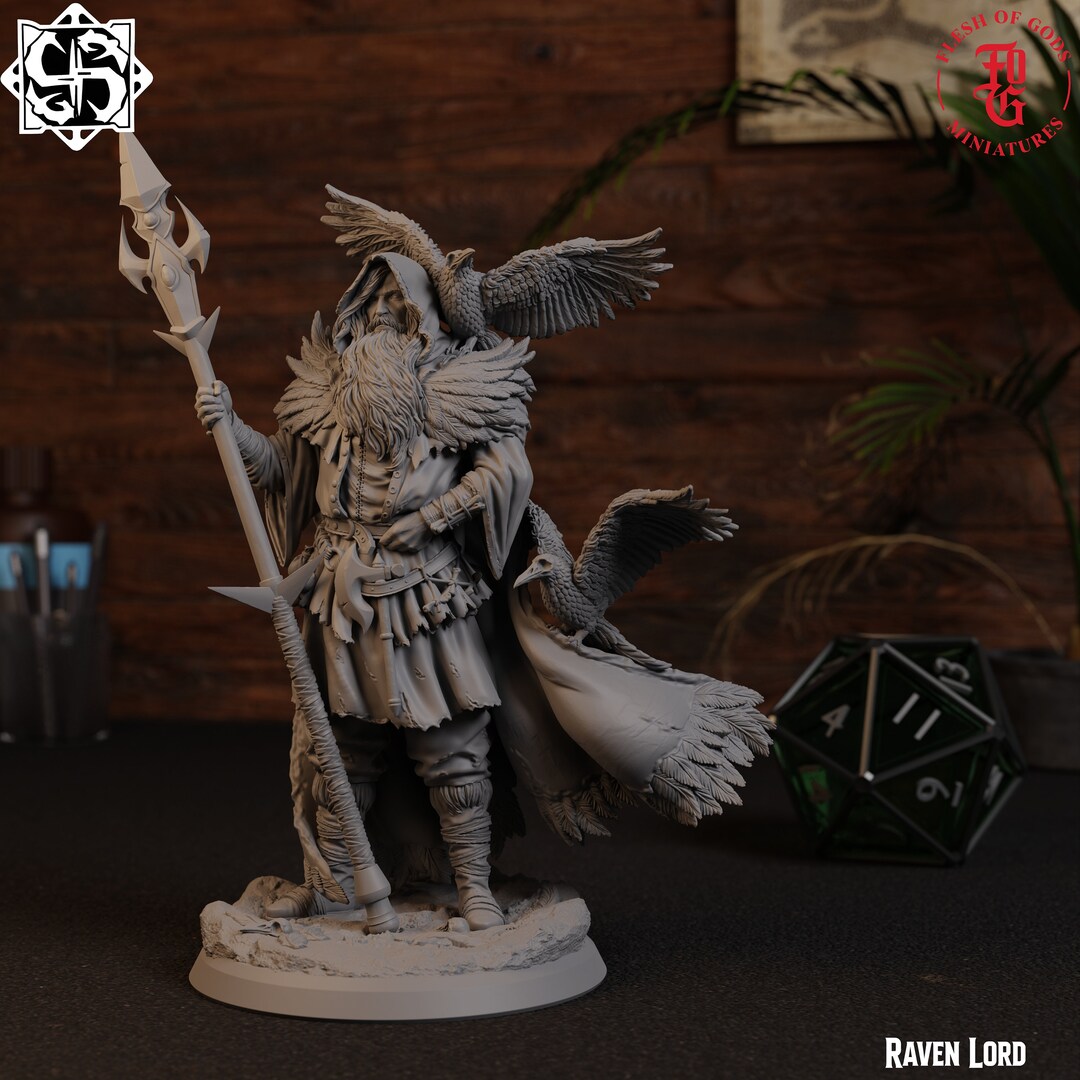 Ravenlord Fantasy Tabletop Miniature 28MM 100MM Dungeons and Dragons ...