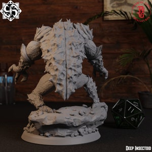 Deep Insectoid 3D Printed Fantasy Tabletop Miniature 28MM 54MM Dungeons ...