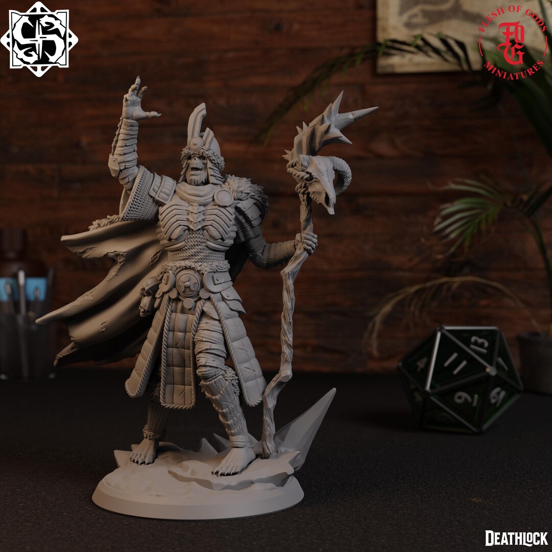 Deathlock | Fantasy Tabletop Miniature - 28MM - 100MM | Dungeons and ...