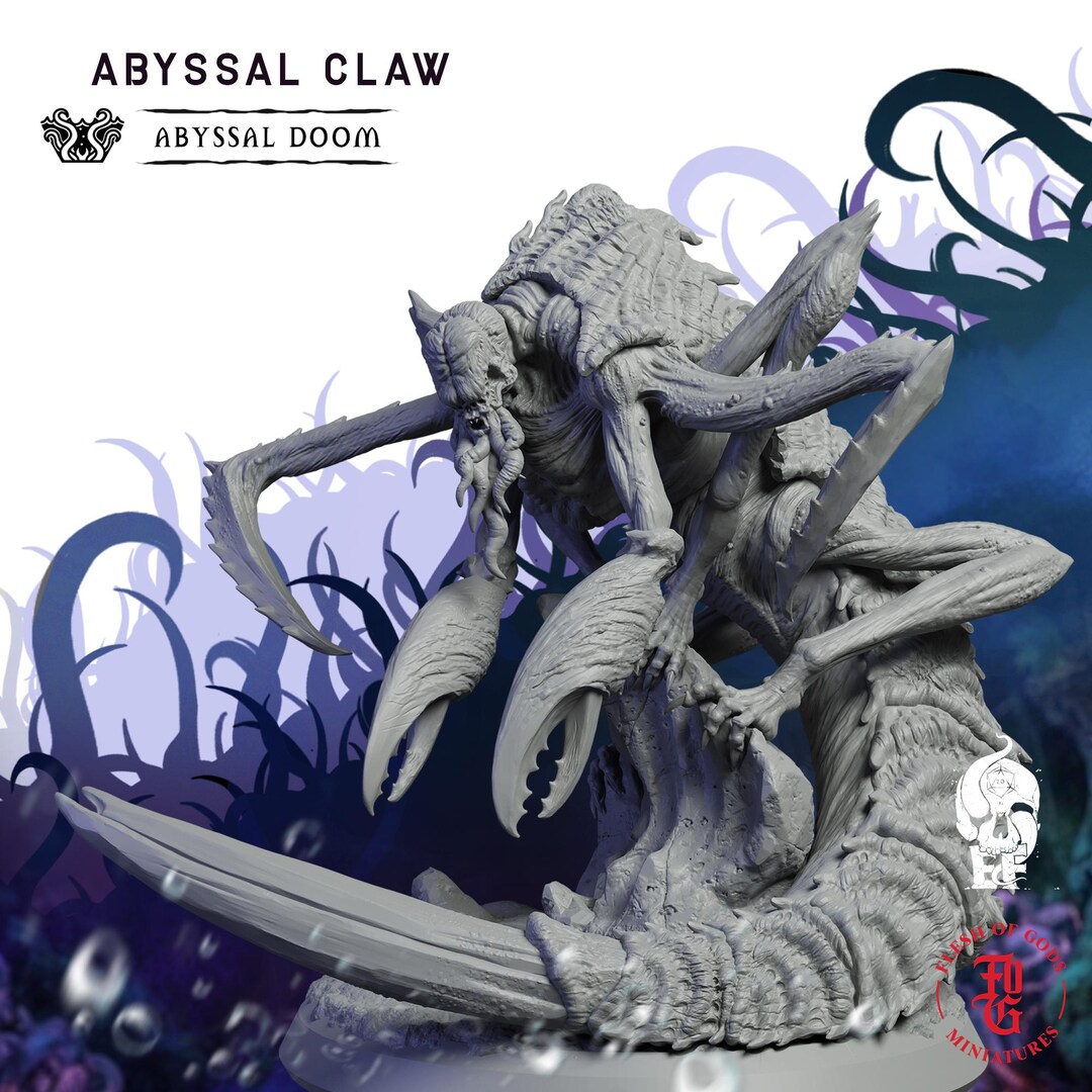 Abyssal Claw | Fantasy Tabletop Miniature - 28MM - 54MM | Dungeons and ...