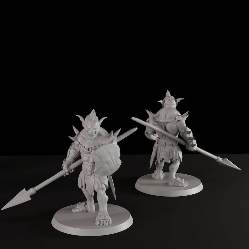 Goblins 3D Printed Fantasy Tabletop Miniatures 28MM - Etsy
