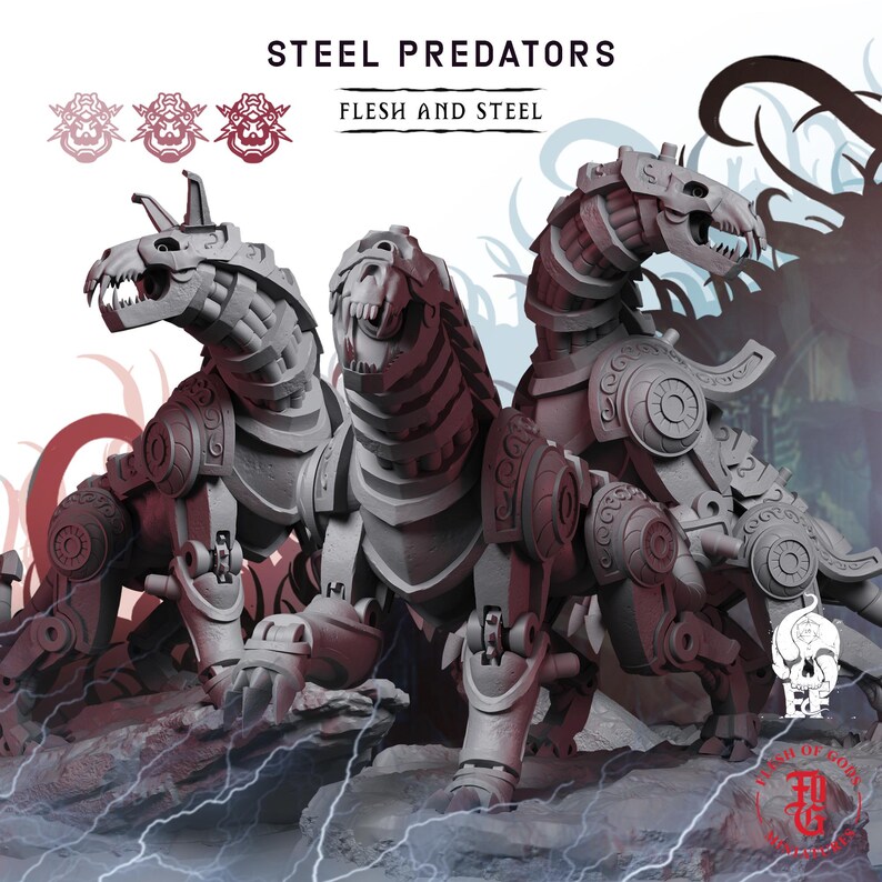 Steel Predators | Fantasy Tabletop Miniatures - 28MM - 100MM | Dungeons ...