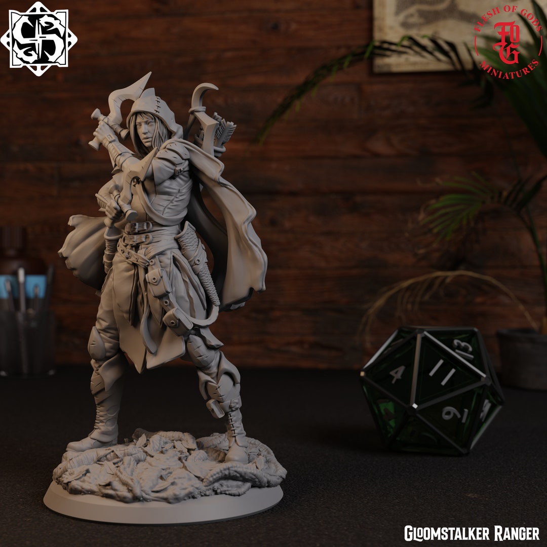Gloomstalker Ranger | Fantasy Tabletop Miniature - 28MM - 100MM ...